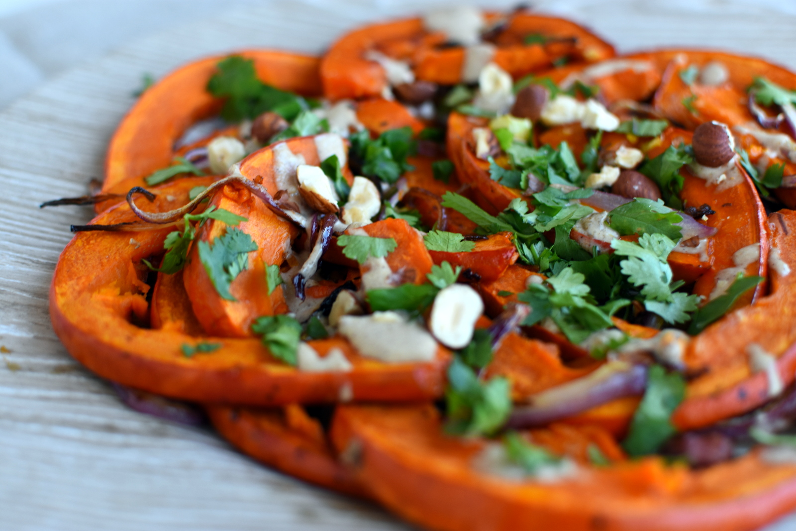 Potimarron rôti aux épices et sauce sésame - Rock my CasbahRock my Casbah