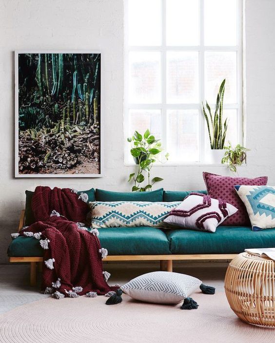 Home Inspiration: un canapé coloré ! - Rock my CasbahRock my Casbah